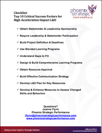 Learning & Development Checklist | L&D Checklist